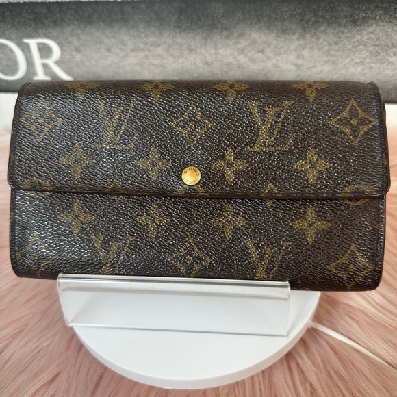 Louis Vuitton | Bags | Louis Vuitton Monogram Portefeuille Sarah Long ...